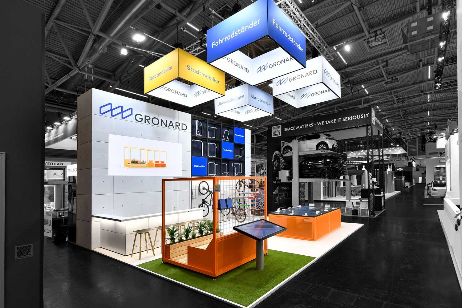 Smarte Innovation trifft auf nachhaltigen Stahl - GRONARD auf der BAU 2025 - Messedesign Heilmaier